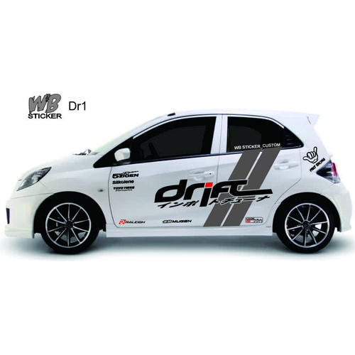 Jual STICKER BODY MOBIL BRIO CUTTING STICKER VARIASI MOBIL BRIO,JAZZ ...