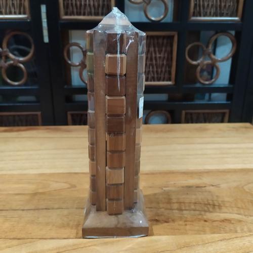 Jual Puzzle 3D - Menara (Dari Kayu Jati Daur Ulang, Buatan Tangan ...