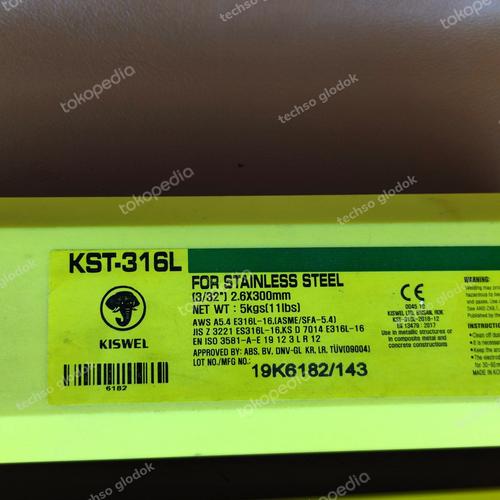 Jual Kawat las stainless 316L Kiswel (harga per box) - Jakarta Barat ...