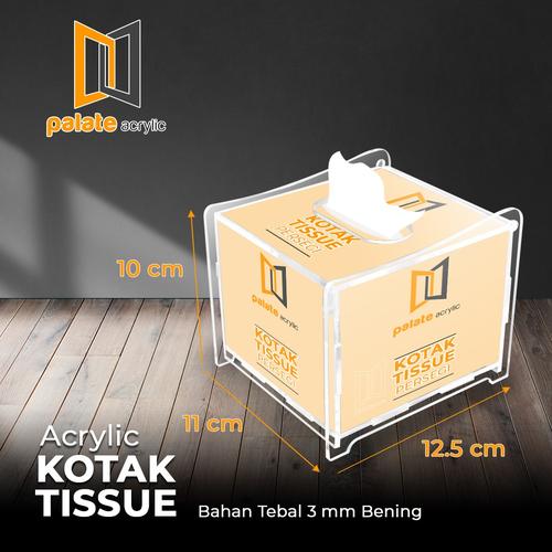 Jual Kotak Tissue Akrilik Tempat Tissue Acrylic Akrilik Bening ukuran ...