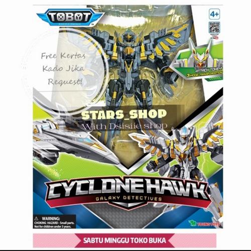 Jual Tobot Galaxy Detectives cyclone Hawk 3 Mode Transform Original ...
