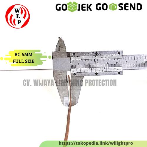 Jual Kabel BC Bare Copper / Kabel Grounding Ukuran 6mm2 Full Size ...