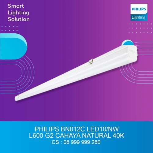 Promo Philips Lampu Batten LED Tube 10W Natural Putih 4000K BN012C L600 ...