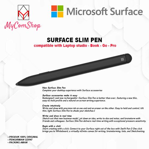 Jual MICROSOFT SURFACE PEN FOR SURFACE PRO / GO / BOOK / LAPTOP ...