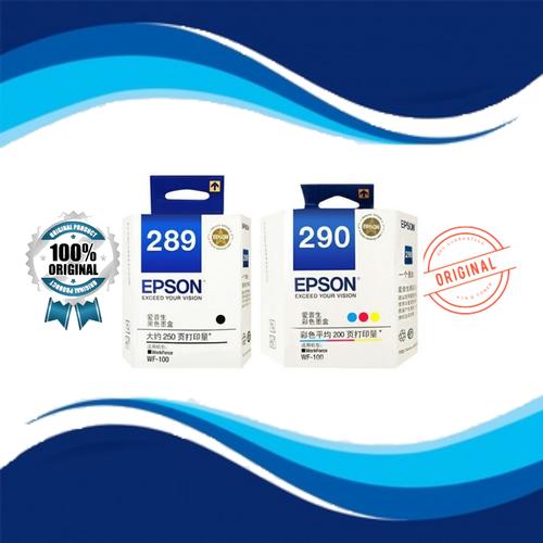 Jual Tinta Epson 289 black + 290 Colour = Printer Epson WorkForce WF ...