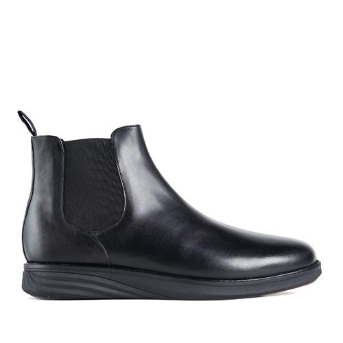 Promo Prabu - Sepatu Kulit Chelsea Boots Pria Bakti Black - 42 - Kota ...