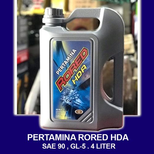 Jual Pertamina Rored HDA 90 API GL-5.OLI GARDAN MOBIL ISI 4 liter ...