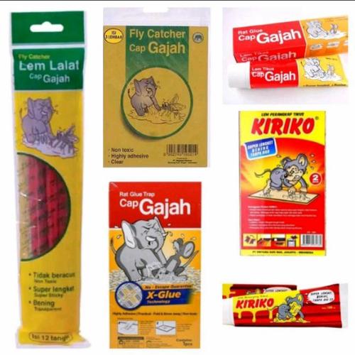 Jual Lem Tikus / Lalat Cap Gajah / kiriko - Kertas 3's / Stick 12's ...