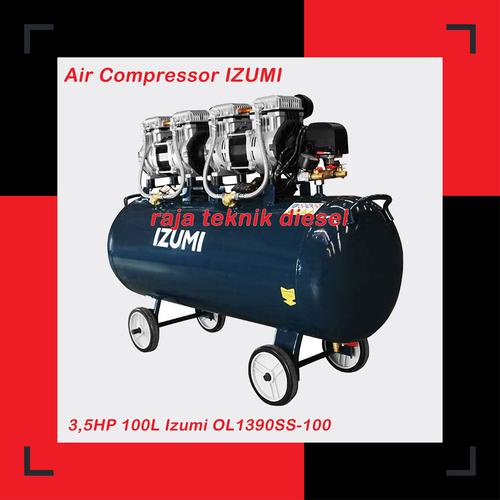 Jual Compressor Kompresor Oilless Super Speed 3,5HP 100L Izumi OL1390SS ...