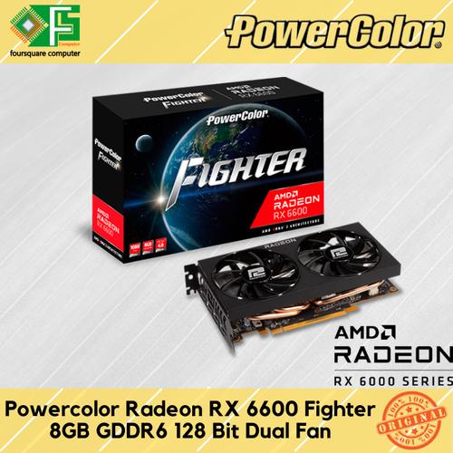 Jual Powercolor Radeon RX 6600 Fighter | 8GB GDDR6 | 128 Bit | 2 Fan ...