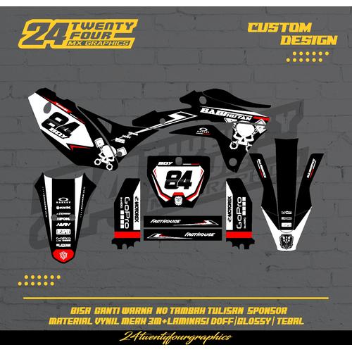 Jual DECAL KLX GORDON FULL BODY 19 HITAM MERAH PUTIH - Kab. Garut - 24 ...