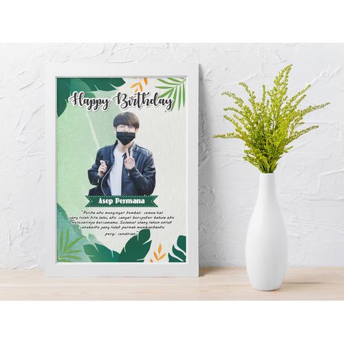 Jual Desain Foto Kado Wisuda, Congratulation, Ulang tahun, Hiasan ...