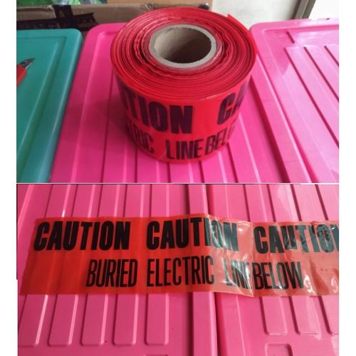 Jual caution buried electric line below Warning tape underground,tanda peri - Jakarta Pusat ...