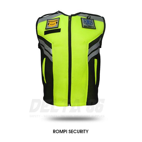 Promo Rompi Security / Rompi Satpam Tebal Double Mesh - XXL - Jakarta ...