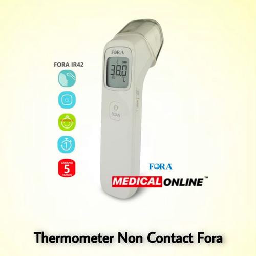 Jual THERMOMETER INFRARED FORA IR42 FOREHEAD TERMOMETER DAHI NON KONTAK ...