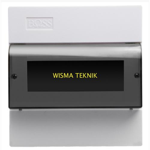 Jual MCB BOX 12 Group Outbow Surface Mounting BOSS Vires BMES12TR ...