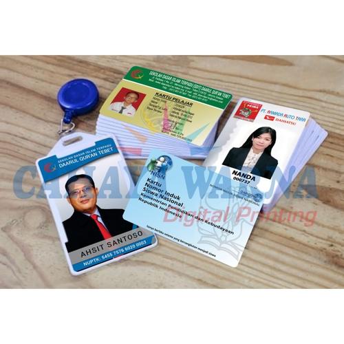 Jual Cetak ID Card PVC Putih 2 sisi - Kota Depok - Cahaya Warna ...