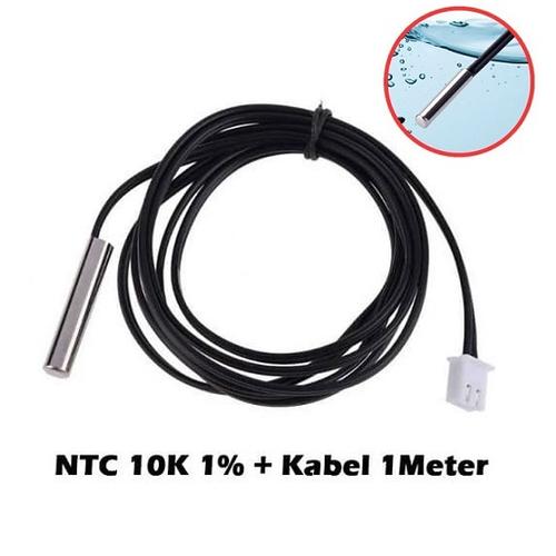 Jual NTC THERMISTOR TEMPERATURE SENSOR SUHU DAN KABEL 1 METER - Kota ...