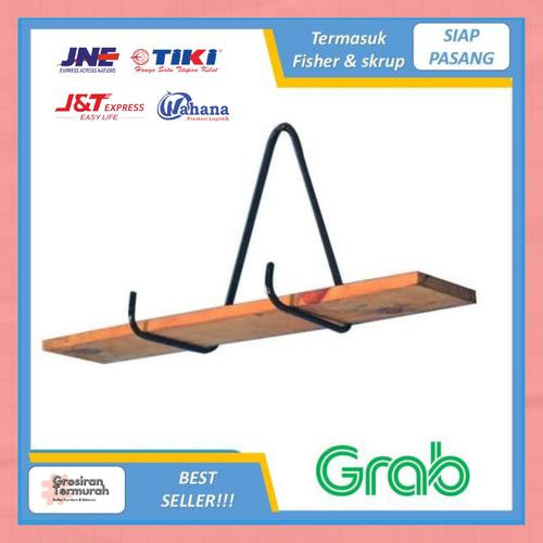 Jual RAK DINDING TEMPEL KAYU BESI GANTUNG TEMBOK SERBAGUNA MINIMALIS ...