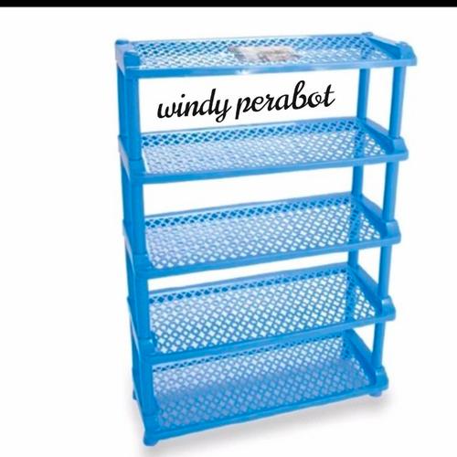 Jual RAK SEPATU SUSUN 5 MIRING SHINPO PLASTIK / TEMPAT SENDAL - Jakarta ...