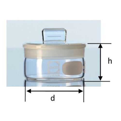 Jual BOTOL TIMBANG 30mL Ø54x30mm Weighing Bottle Flat shape DURAN - Kab ...