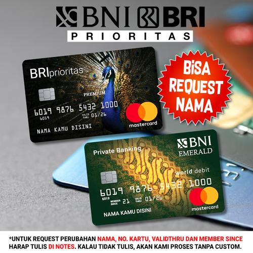 Jual FAKE PRIORITAS PT2 | Skin/Sticker Kartu ATM - BRI Prio, Chip ...