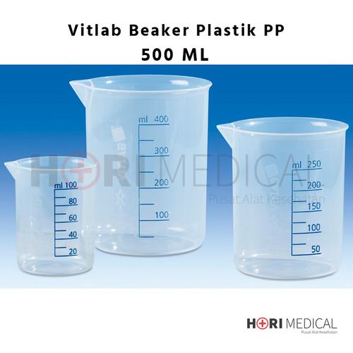 Jual Vitlab Beaker Plastik PP 500 ML - Kab. Bandung Barat - Hori ...