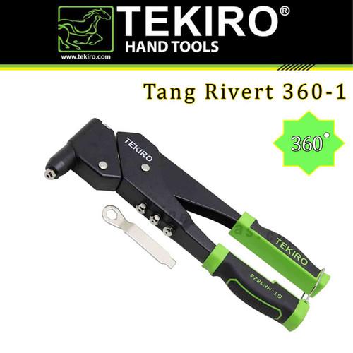 Jual TEKIRO Tang Rivet SWIVEL 360 degree 2,4-4,8mm (Black Edition ...