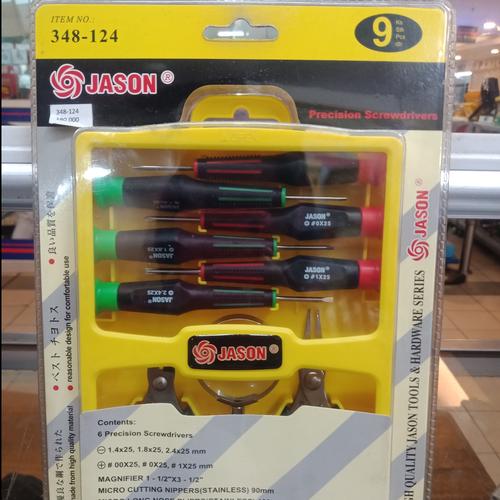 Jual Obeng Arloji CR-V/Set Precision Screwdriver JASON 9PCS - Jakarta ...
