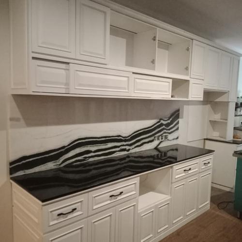 Jual marmer panda white / top table marmer panda white - Kota Tangerang ...