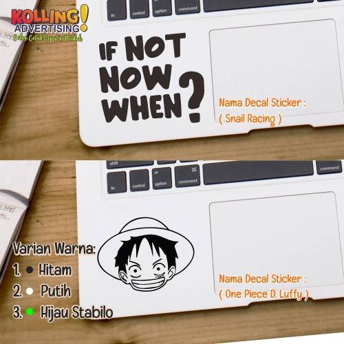 Jual Decal Sticker Laptop If Not Now When? / Cutting Stiker / Oracal ...