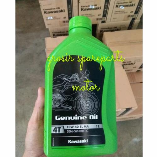 Jual OLI KAWASAKI GENUINE OIL 4T 10W-40 SL MA SEMI - SYNTHETIC ISI 12 ...