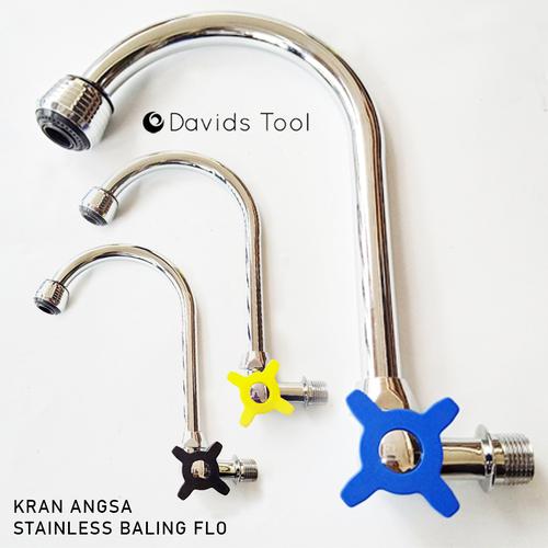 Jual Keran Angsa Kran Cuci Piring Dapur Flo Baling Warna - Hitam - Kota ...