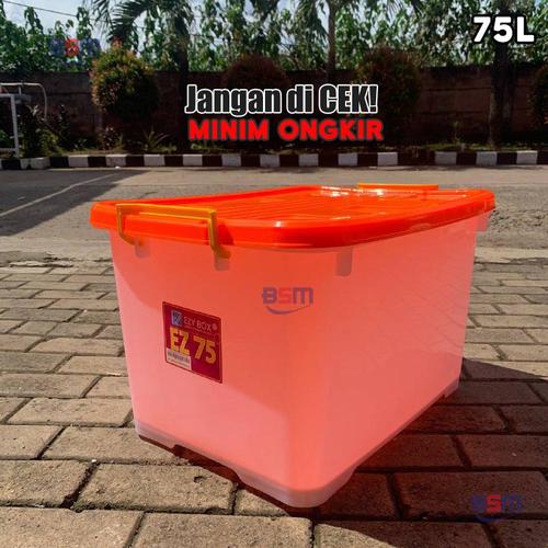 Jual EZY CONTAINER BOX CB 75 LITER / KOTAK PENYIMPANAN / KONTAINER BSM ...