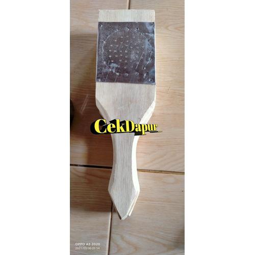 Jual Cetakan Petulo/KUE Putu Mayang kayu tebal lubang kecil bulu domba ...