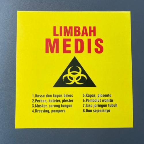 Jual Sticker Sampah Limbah Medis | Bahan Vinyl - Kab. Sleman ...