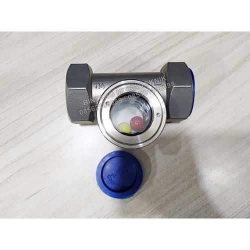 Jual SIGHT GLASS BALL INDICATOR SS304 1 1/4" - Kota Bandung - BINTANG ...