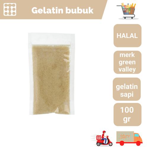 Jual GELATIN BUBUK HALAL 100 GR/ GELATIN SAPI HALAL 100 GR - Jakarta ...