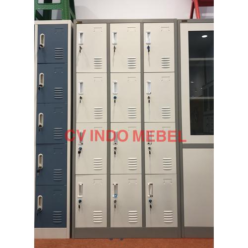 Jual Locker 12 pintu loker besi cabinet lemari impor ready makassar ...