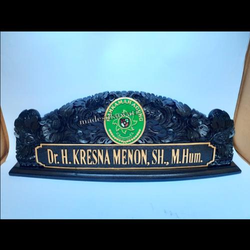 Jual Papan nama meja logo lambang Mahkamah Agung nameplate kayu ukir ...