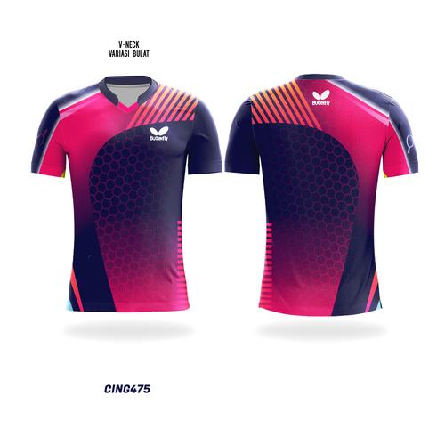 Jual Kaos Jersey Baju Tenis Meja PingPong Butterfly DriFit Printing ...