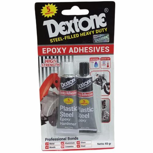 Jual Lem besi 5menit / lem dextone 5menit epoxy adhesive 48g - keytone ...