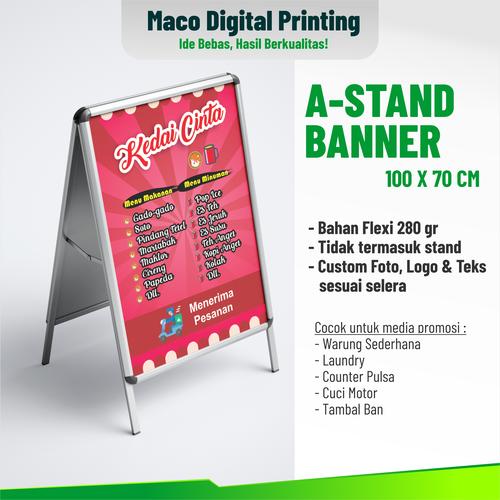 Jual Cetak Spanduk A-Stand Banner Spanduk Promosi - Kota Pekalongan ...