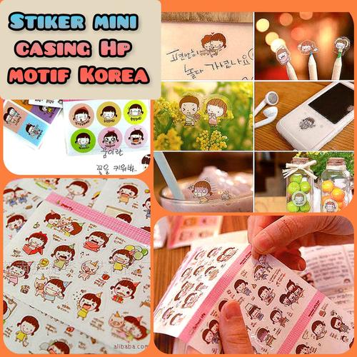 Jual Stiker Sticker Mini Lucu Emotikon Korea Tempelan HP Toples Gelas ...