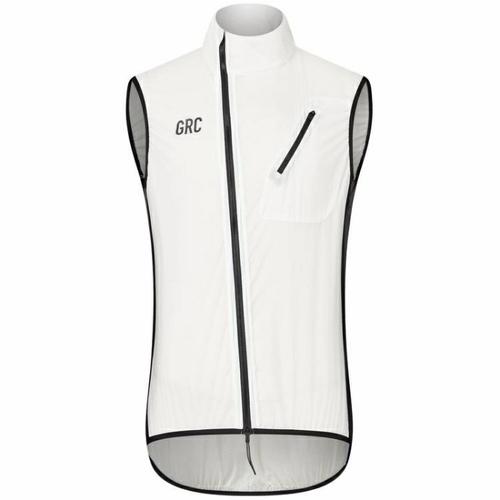 Jual ROMPI SEPEDA GRC MENS WHITE WINDPROOF VEST ISGO JERSEY GOWES ROAD ...