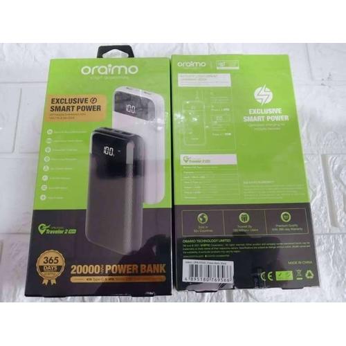 Jual ORAIMO POWERBANK OPB-P205D Powerbank 20000 mAh Dual Input - Kota ...