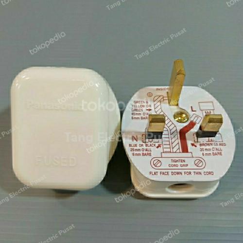 Jual Steker AC Panasonic WEJ9111W / Steker stop kontak/ Colokan AC ...