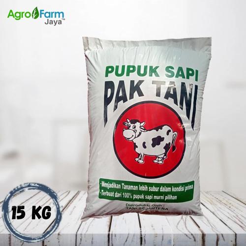 Jual Pupuk Sapi 100% Murni Merk Pak Tani Berat 15 Kg Khusus Gosend ...