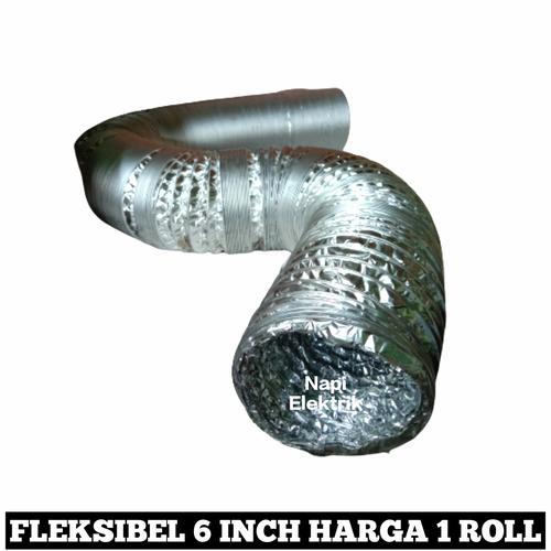 Jual FLEKSIBEL DUCT 6 INCH CEROBONG ASAP / EXHAUST 1 ROLL 10M - Jakarta ...