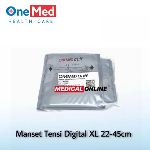 Jual MANSET TENSIMETER DIGITAL DEWASA UKURAN XL ONEMED 22-45CM MANSET ...